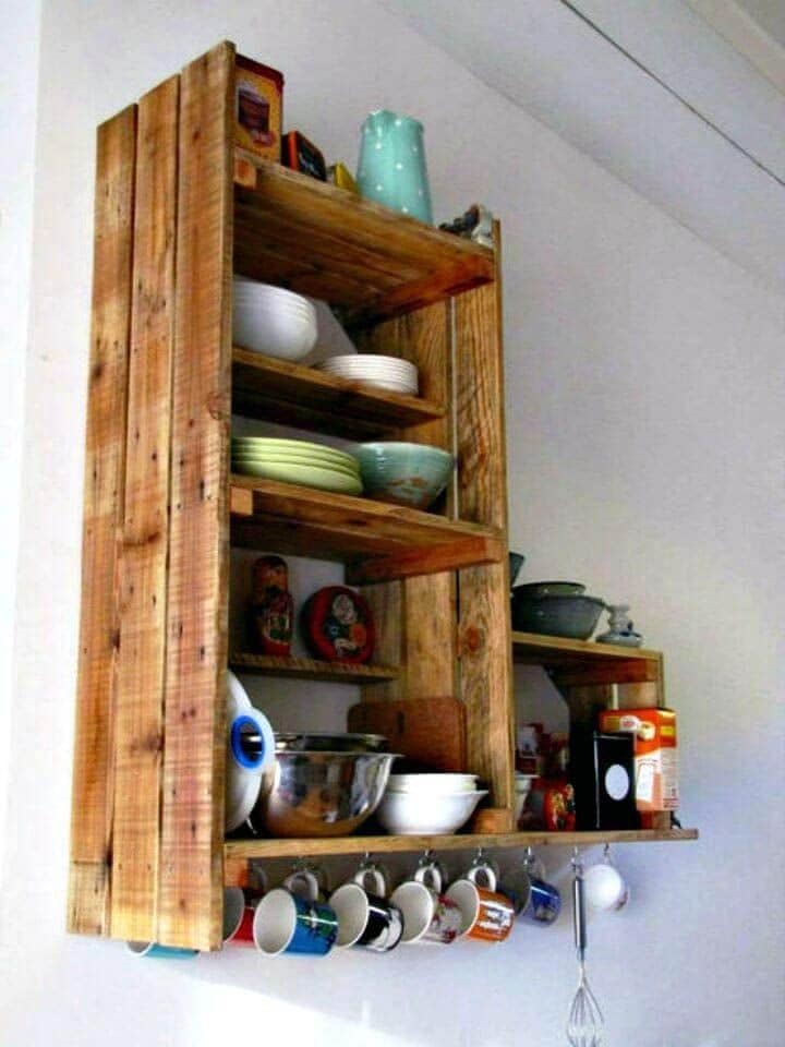 12 Idea Kabinet Kayu Palet Untuk Dapur Rustik Yang Menawan