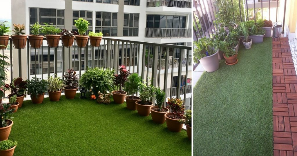 Langkah Mudah Pasang Rumput Tiruan Di Balkoni