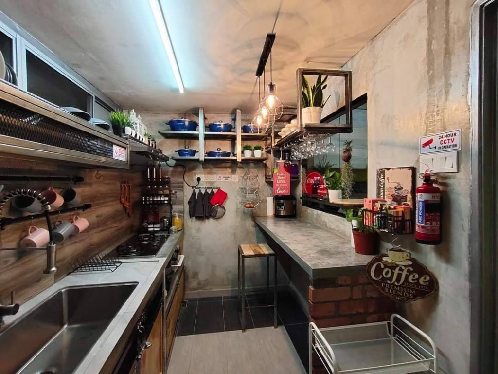 Dapur Basah Dengan Konsep 'Raw' Industri Jadi Pilihan