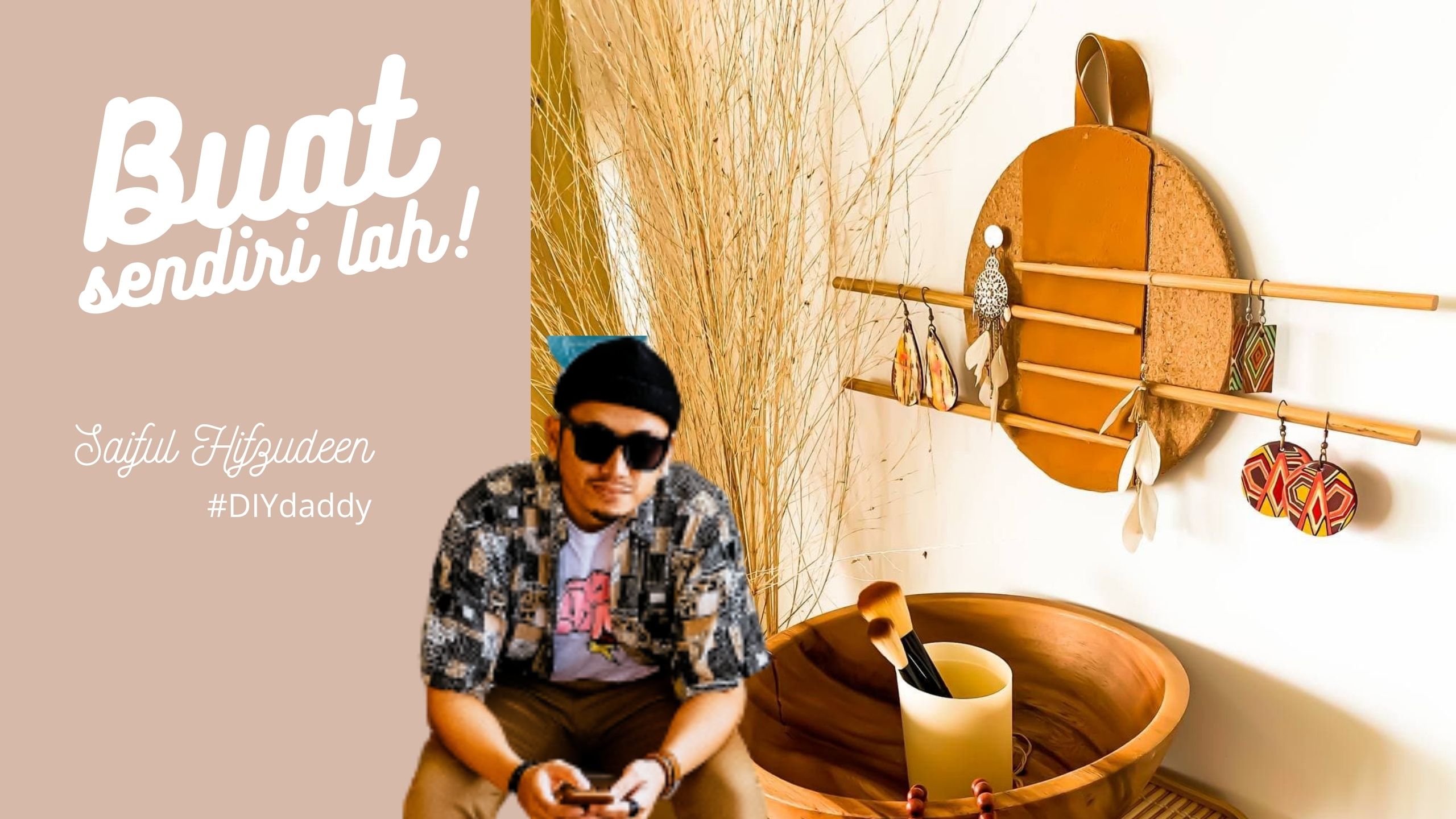 BUAT SENDIRILAH: Buat tempat "display" aksesori dari alas periuk - Impiana