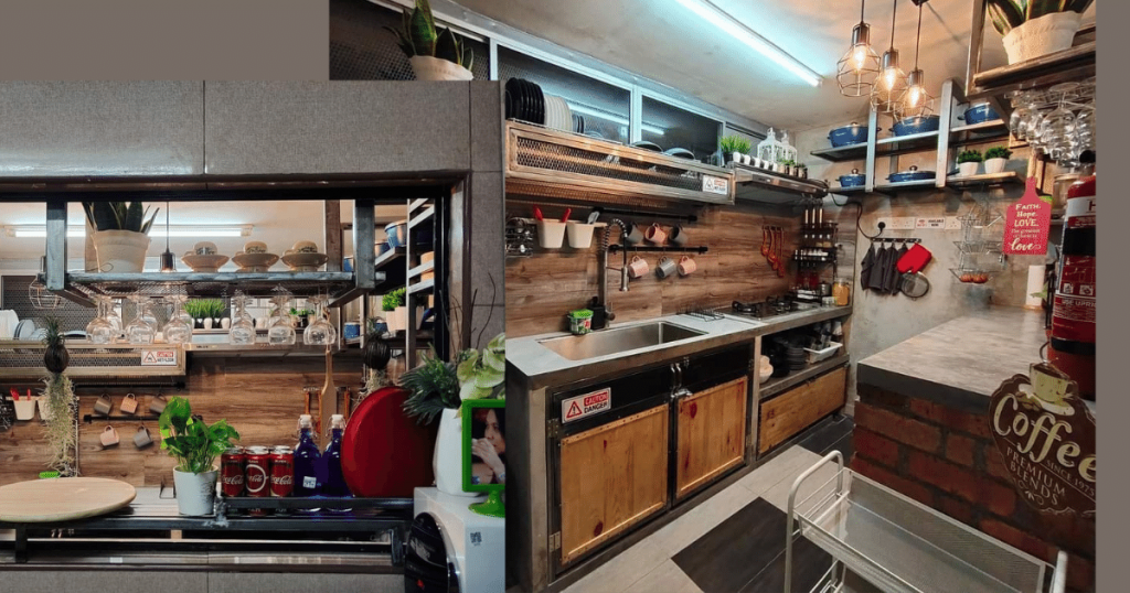 Dapur Basah Konsep Raw Industri Gaya Industri Dalaman Paling Jujur