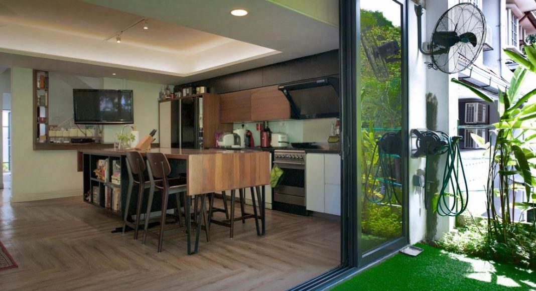 Dekorasi Dapur Simen Render Wanita Ini Walaupun Ringkas Tapi Ada 'Style ...