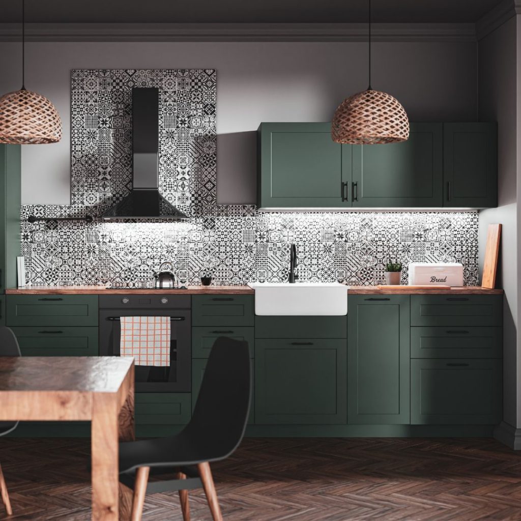 Idea Pilihan Dinding Dapur Estetik, Mampu Tonjolkan Ruang Luar Biasa