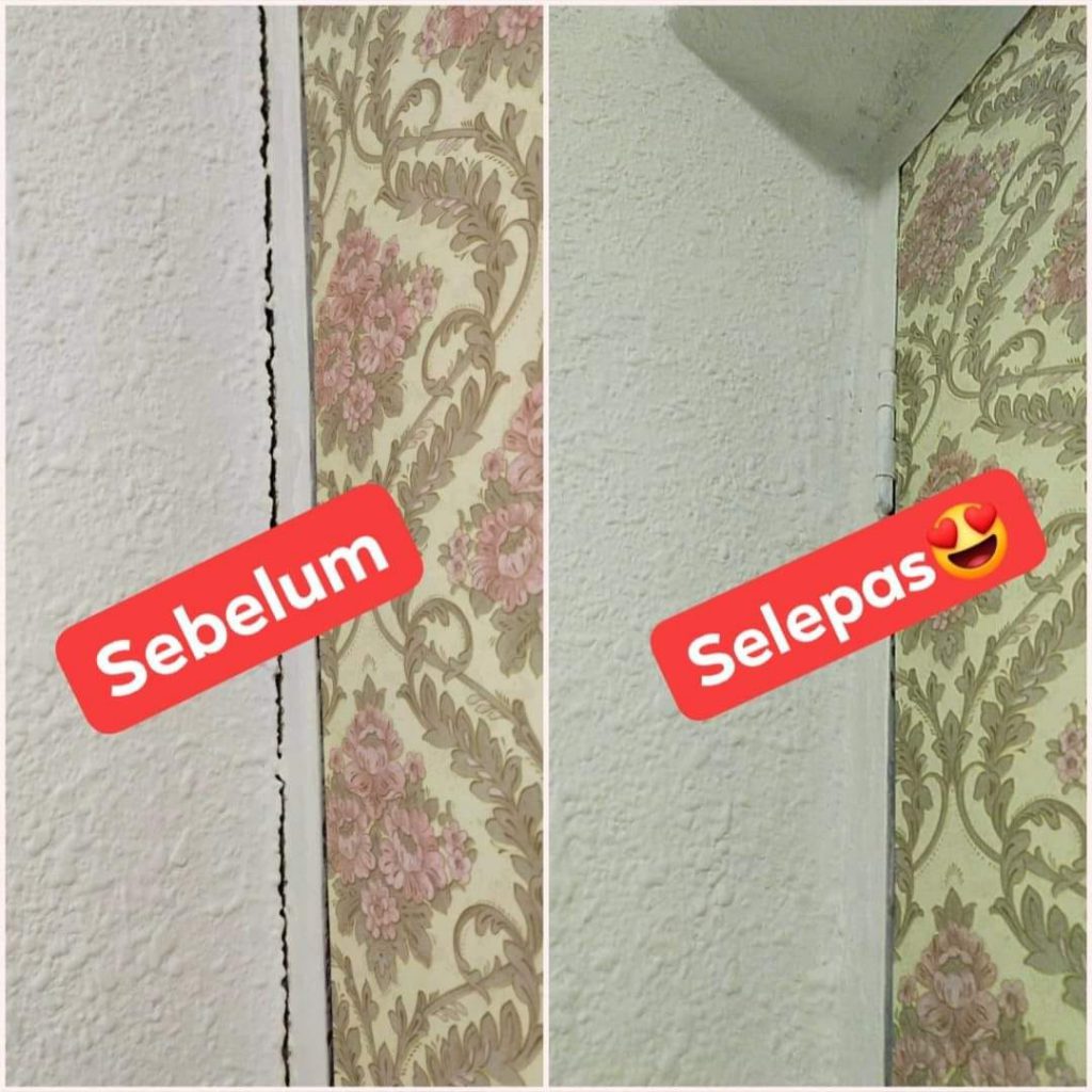 Cara Mudah & Cepat, Dinding Merekah & Ada Kesan Paku, Sumbat "Wall Plaster"