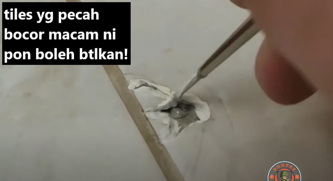 Jubin Pecah Jangan Terus Tukar Baru, Kini Ada Cara Mudah Untuk Membaikinya