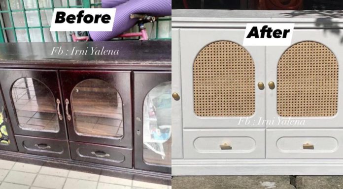 Dekorasi Dapur Simen Render Wanita Ini Walaupun Ringkas Tapi Ada 'Style ...