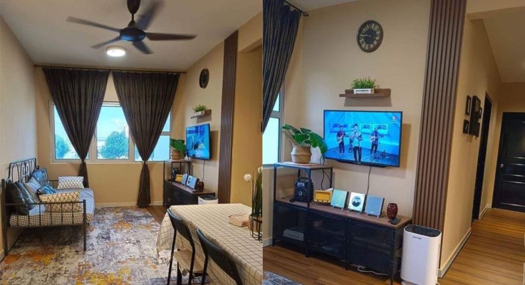 Dekorasi Ruang Dalaman Rumah Berkeluasan 700sqft, Walaupun Ringkas Tetap Tampak Menarik