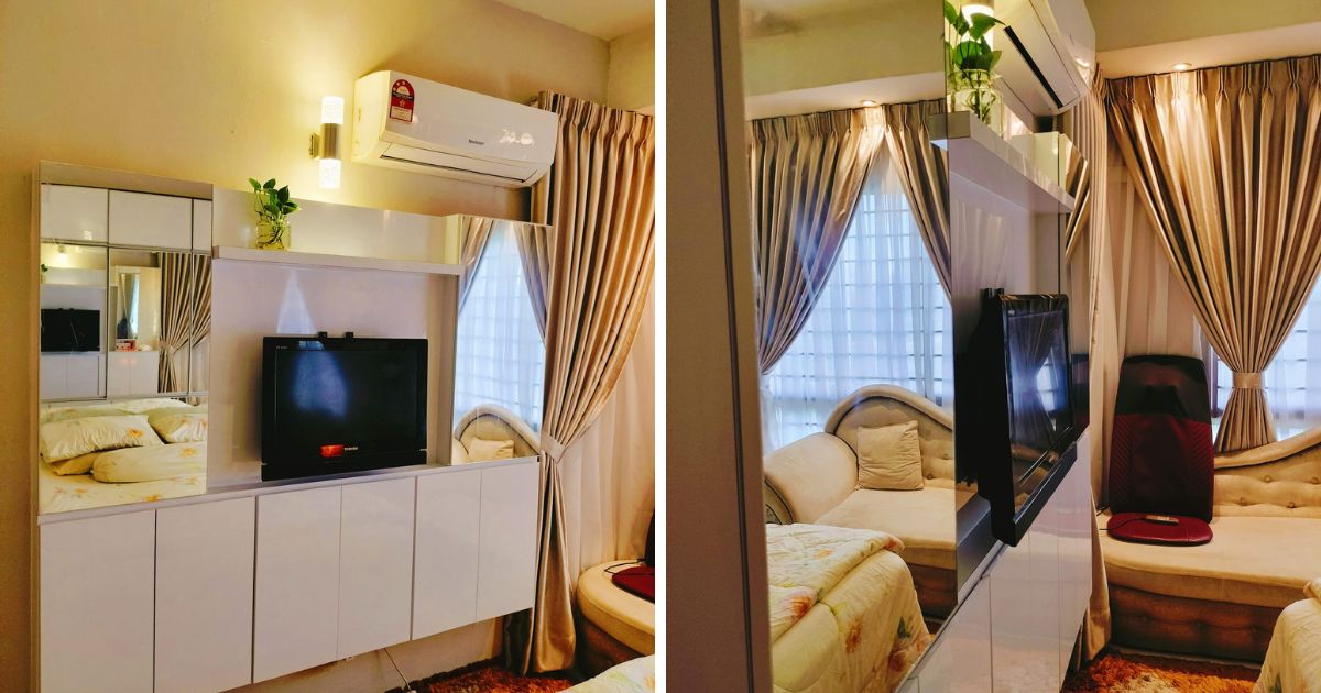 Rak TV Untuk Bilik Sempit, Rumah Pangsapuri, Modal Hanya RM2000 - Impiana
