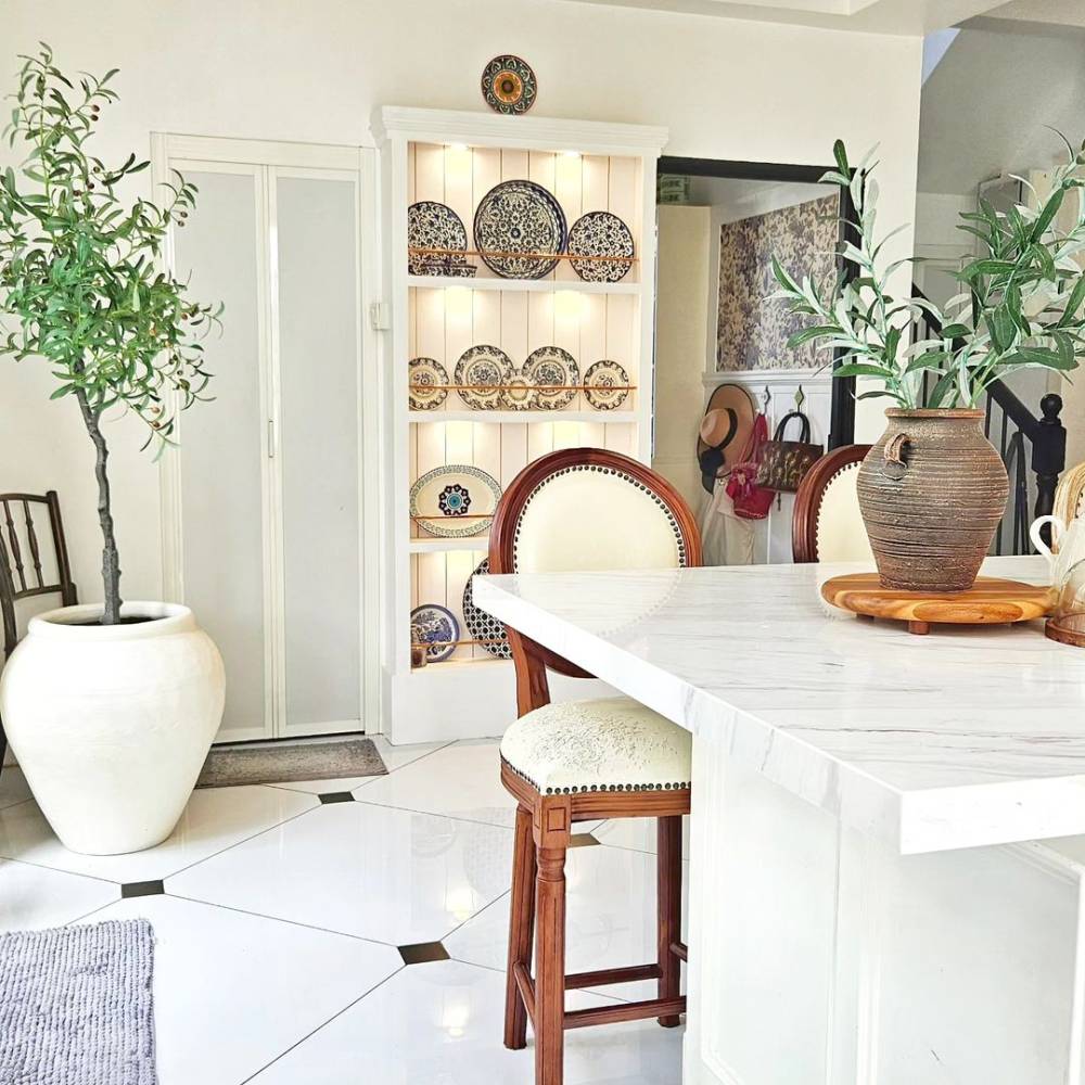 Dekorasi Dapur Simen Render Wanita Ini Walaupun Ringkas Tapi Ada 'Style ...