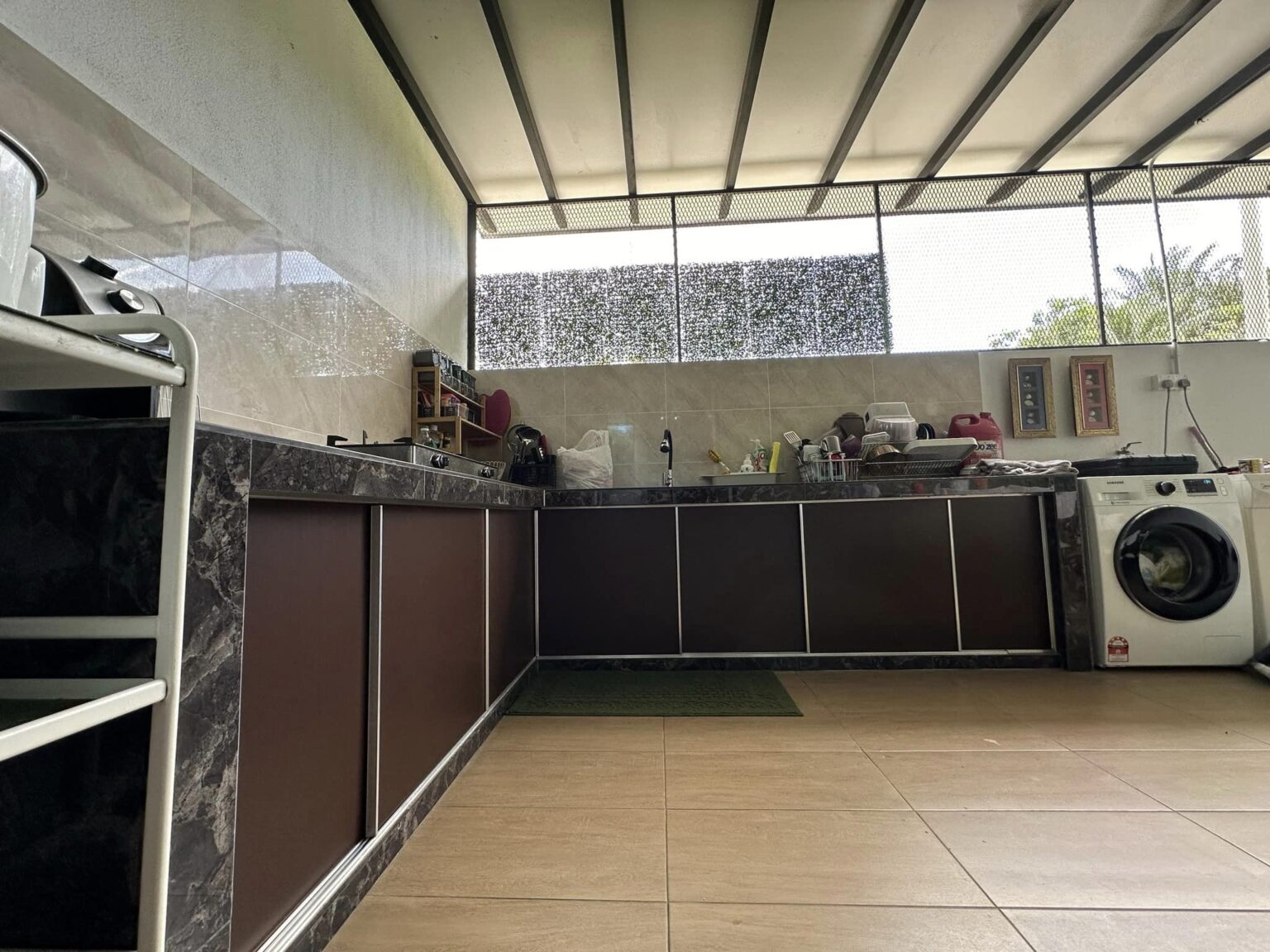 DIY Pintu Kabinet Dapur Pakai Board Plastik & Railing Langsing. Jimat ...