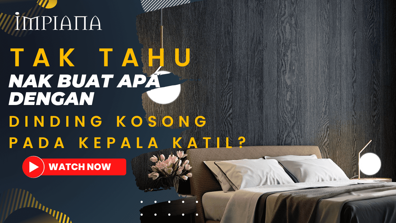 Tak Tahu Nak Buat Apa Dengan Dinding Kosong Pada Kepala Katil?