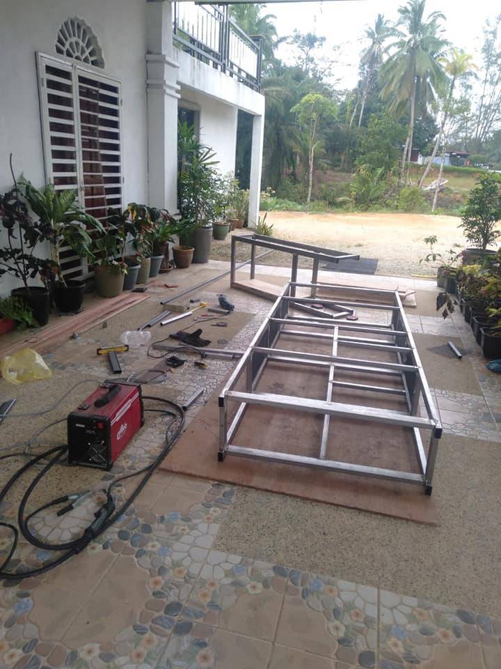 Idea DIY Rak Khas Bekas Tupperware Isteri, Cantik Guna Kombinasi Besi ...