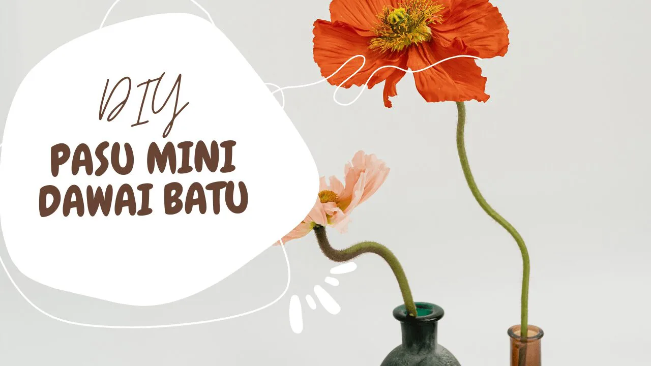 DIY PASU MINI DARI DAWAI DAN BATU-BATU HIASAN 😍