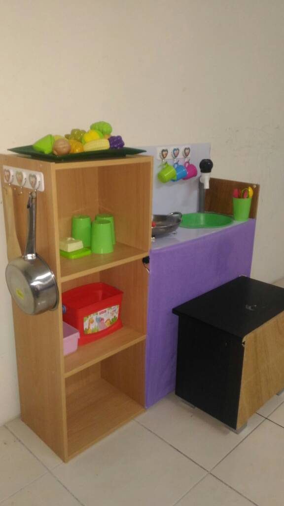 (GAMBAR) DIY Dapur Mainan Lengkap Buat Si Cilik Dengan Modal Tak Sampai ...