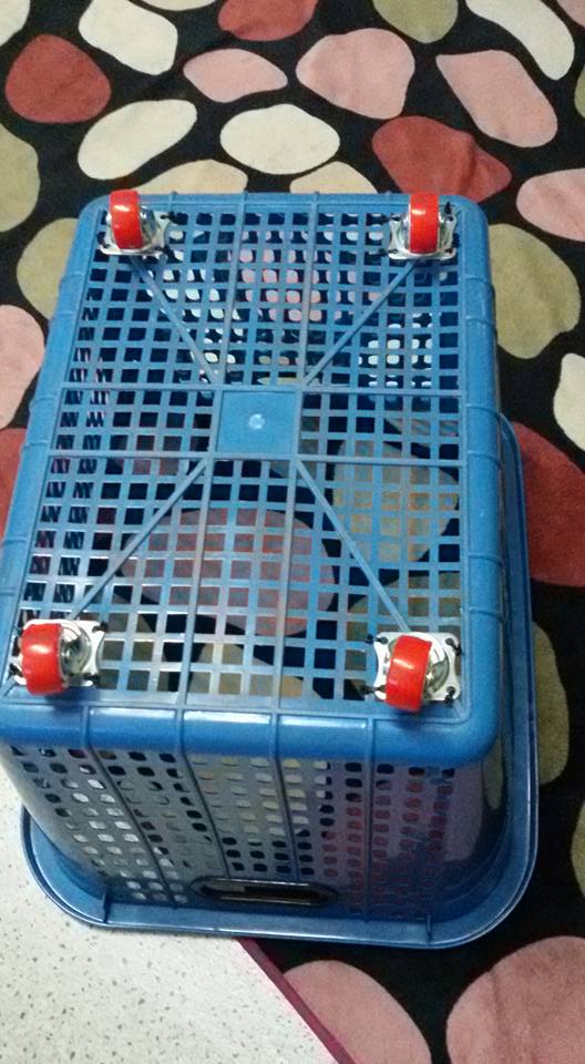 Wanita Ini DIY Sendiri Bakul Baju Beroda Dengan Modal RM 15 Sahaja ...